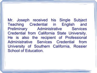 Brian Garrett Joseph Etiwanda High School | PPT