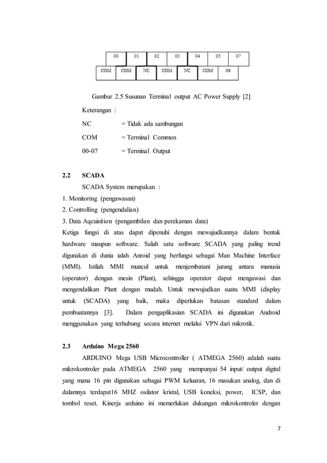 Pengembangan Sistem SCADA Pada PLC Tipe COMPACT Untuk Aplikasi PIntu ...