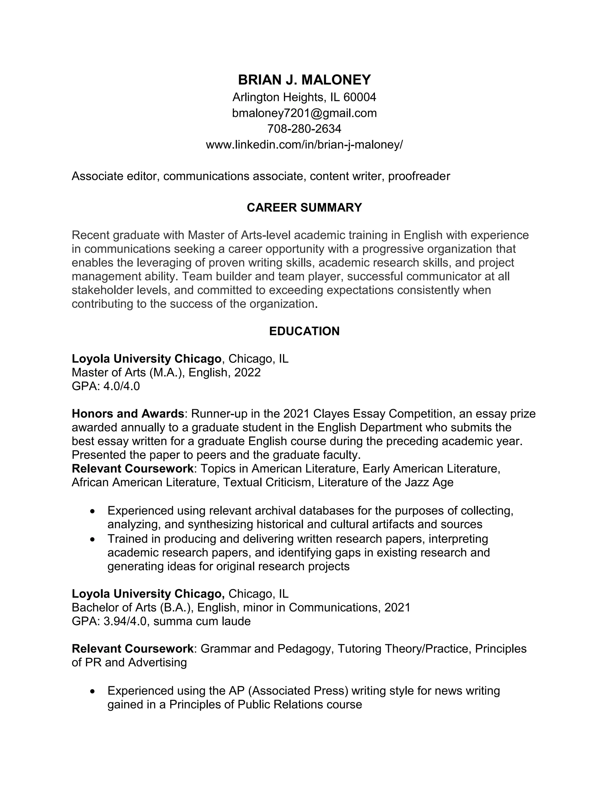 BrianJMaloney Resume .doc