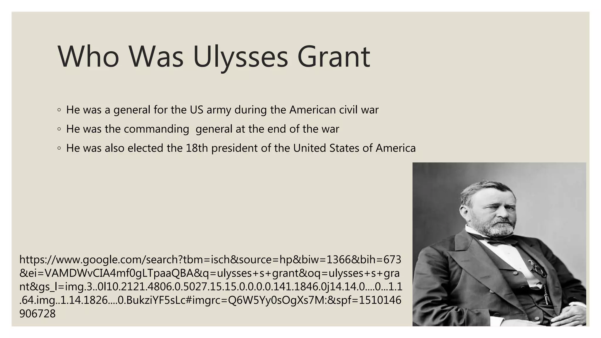 Ulysses S. Grant | PPTX