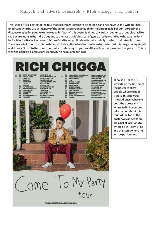 Annotated poster / advert analysis | PDF