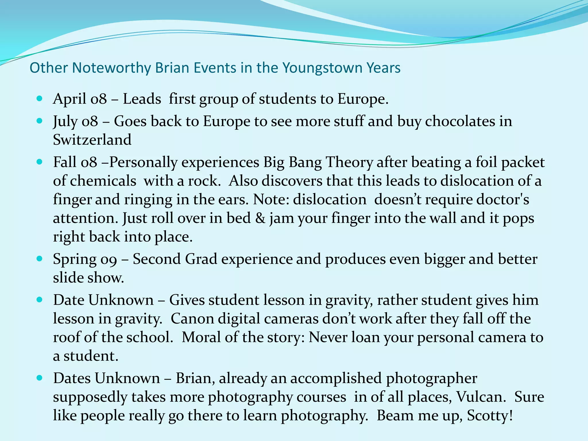 Goodbye Brian | PPTX