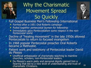 Turning Points, chapter 13, Rise & Spread of Pentecostalism | PPT
