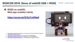 ROS2 on WebOS - Brian Shin(LG) | PPT | Free Download