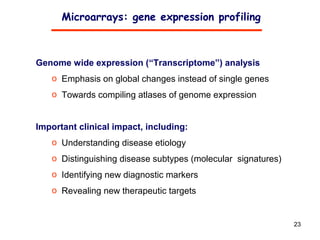Brian_Strahl 2013_class_on_genomics_and_proteomics | PPT