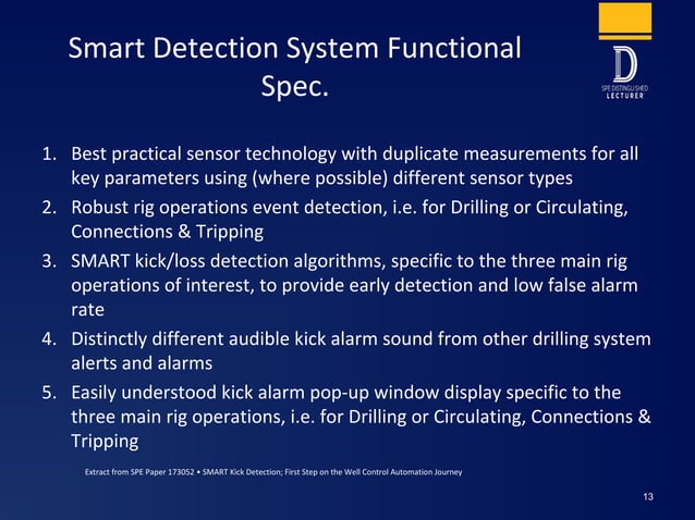 Robust Kick Detection: First Step on Our Well Control Automation ...