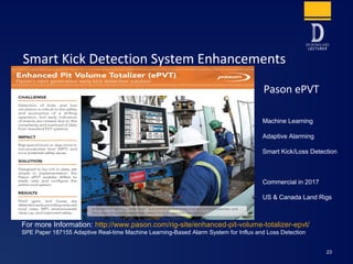 Robust Kick Detection: First Step on Our Well Control Automation ...