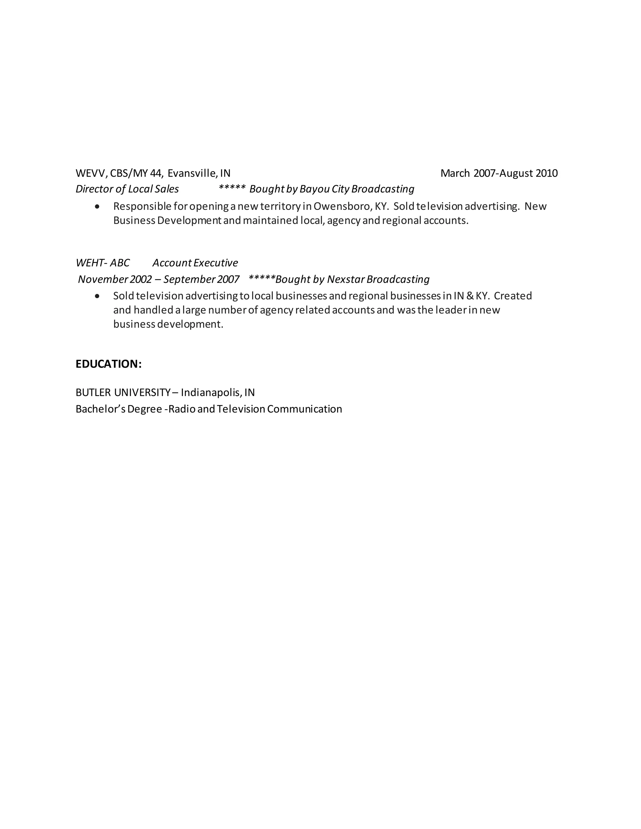 Brian tornatta resume l | DOCX