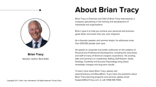 Brian Tracy - Ultimate Sales Presentation Template.pptx