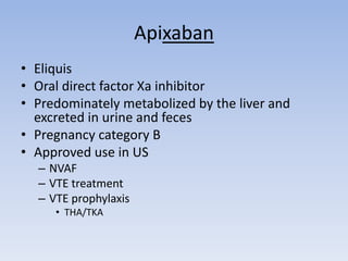 Emergency Management of Patients Taking Direct Oral Anticoagulants | PPTX