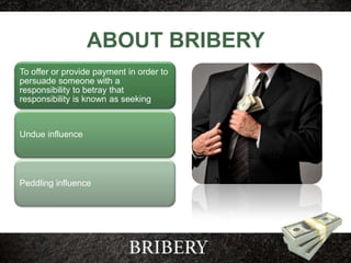 Bribery | PPTX