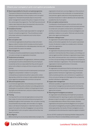 Protect your organisation against bribery | PDF