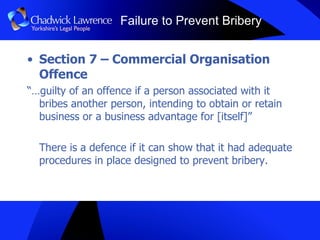 Bribery Act 2010 Presentation | PPT