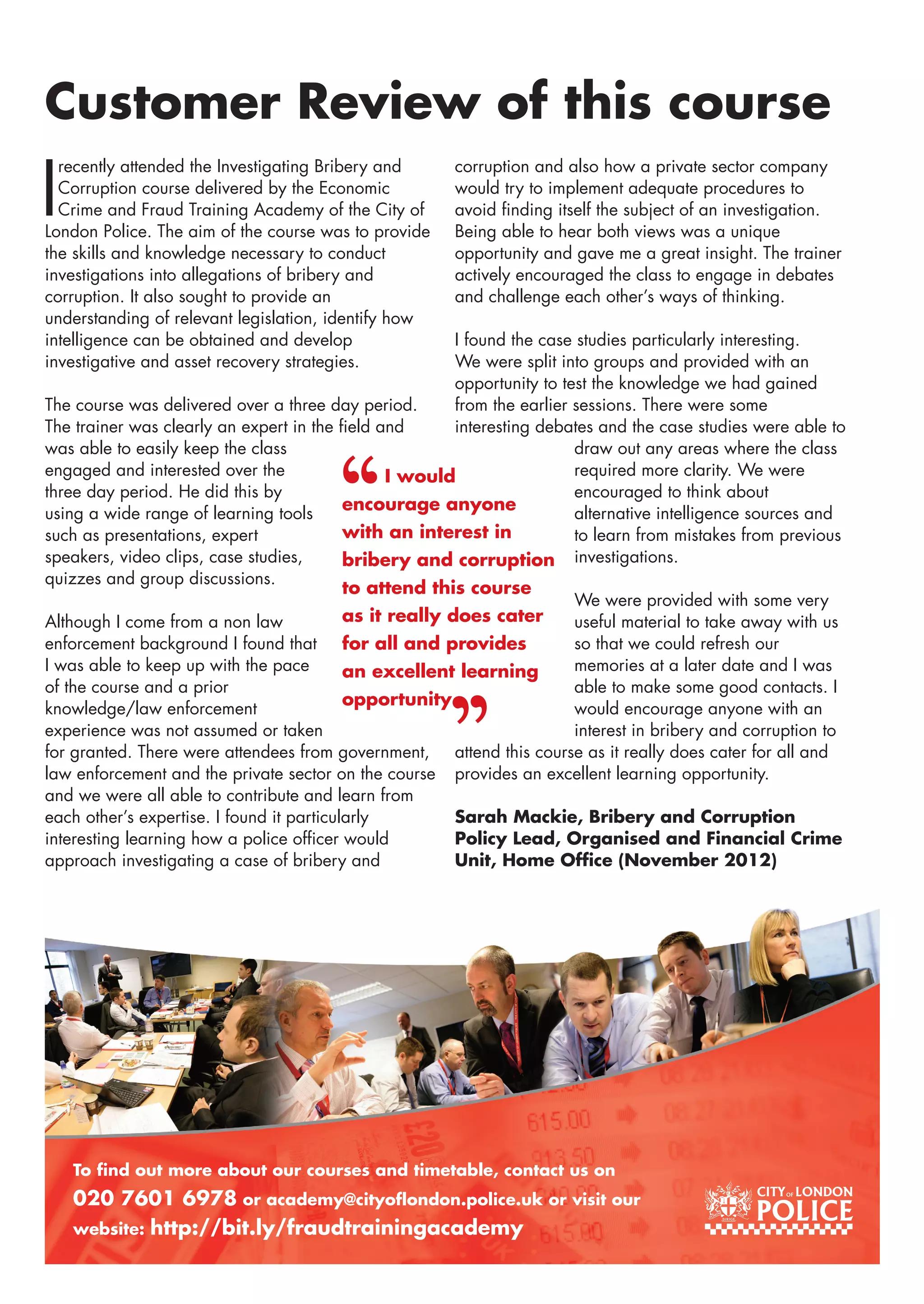 Bribery And Corruption Training | PDF