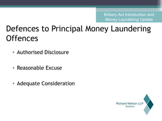 Bribery and money laundering | PPT