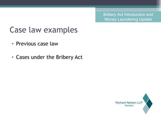 Bribery and money laundering | PPT