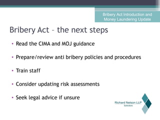 Bribery and money laundering | PPT