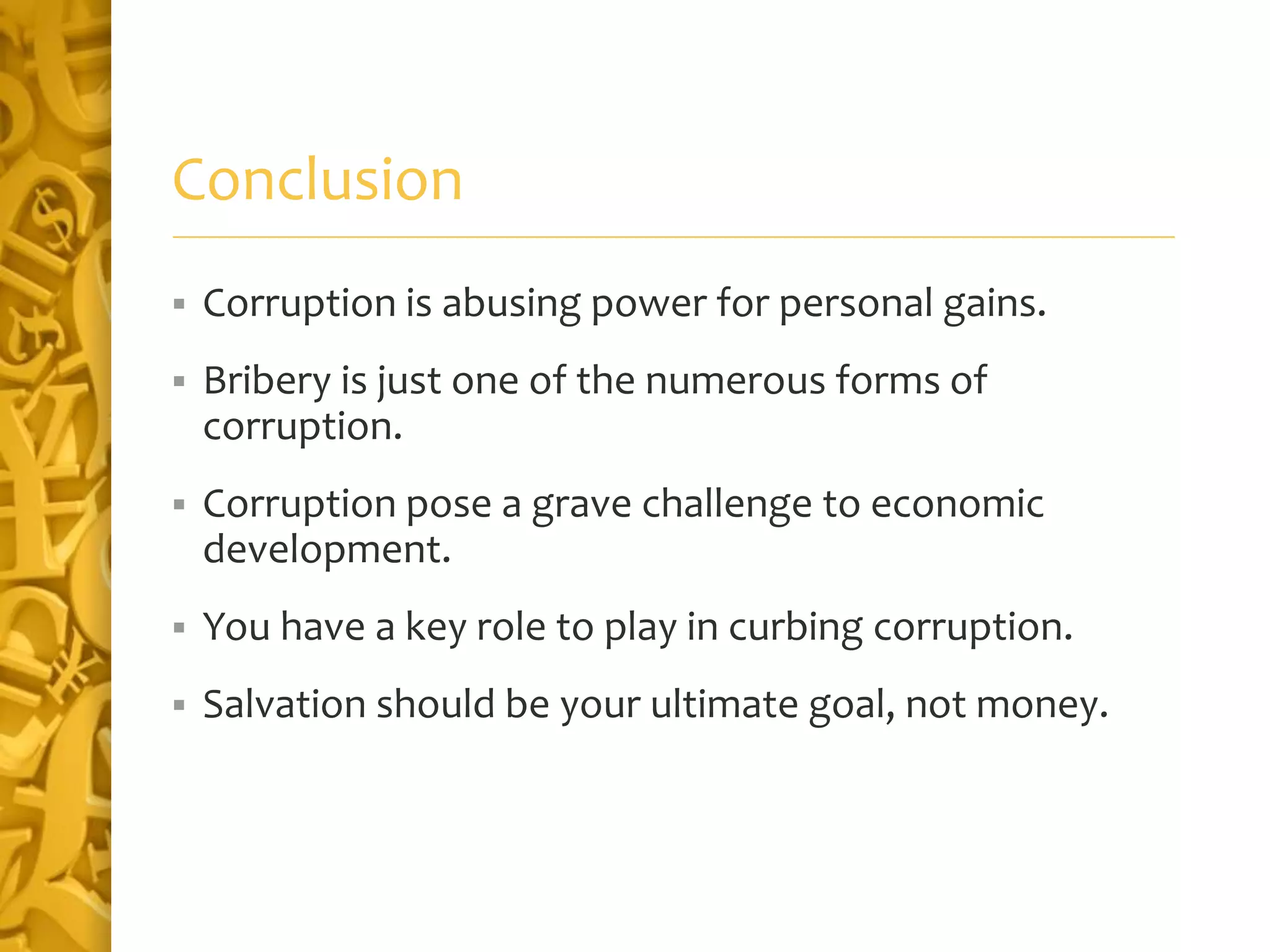 Bribery & Corruption in Ghana | PPTX