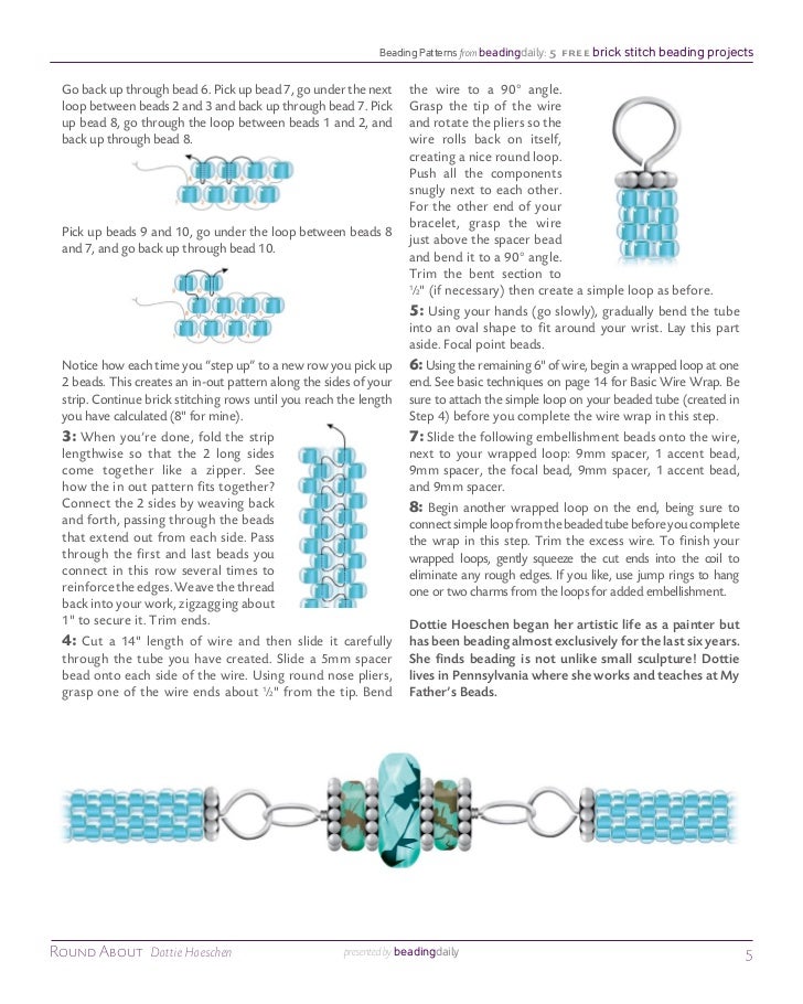 Tubular Brick Stitch Beading Instructions at Adam Goudeau blog