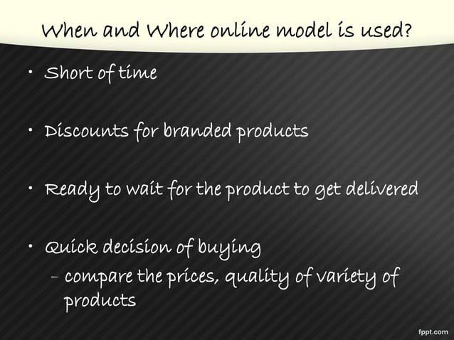 Brick and mortar vs ecom | PPTX