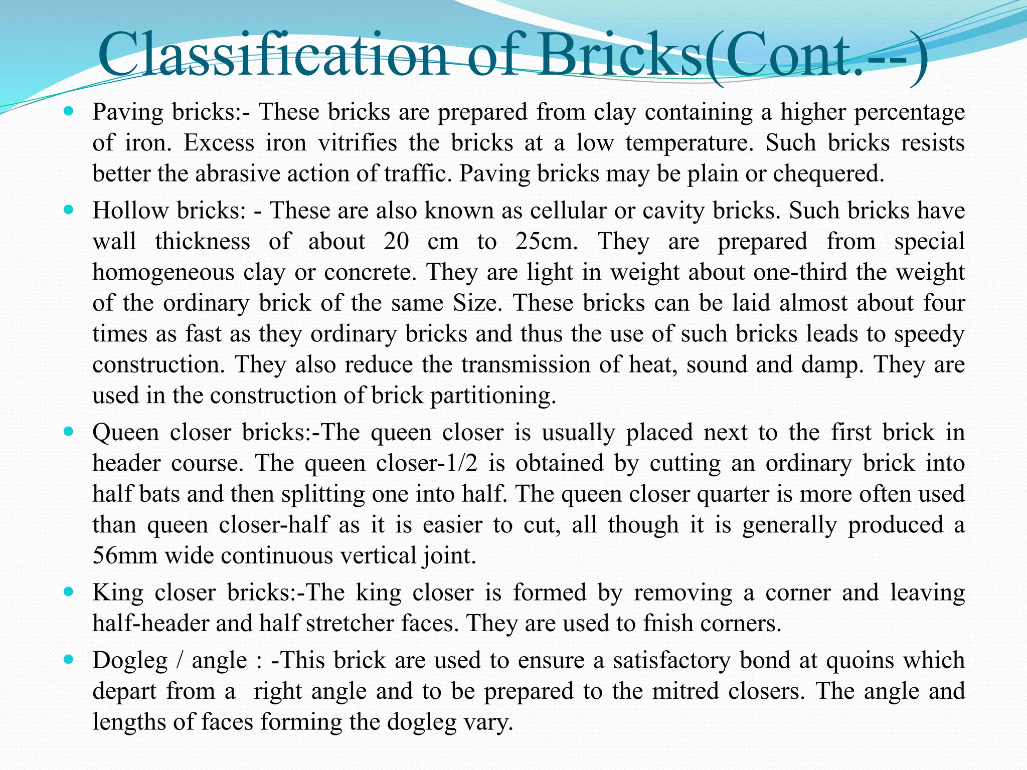 Brick as building materials | PPTX