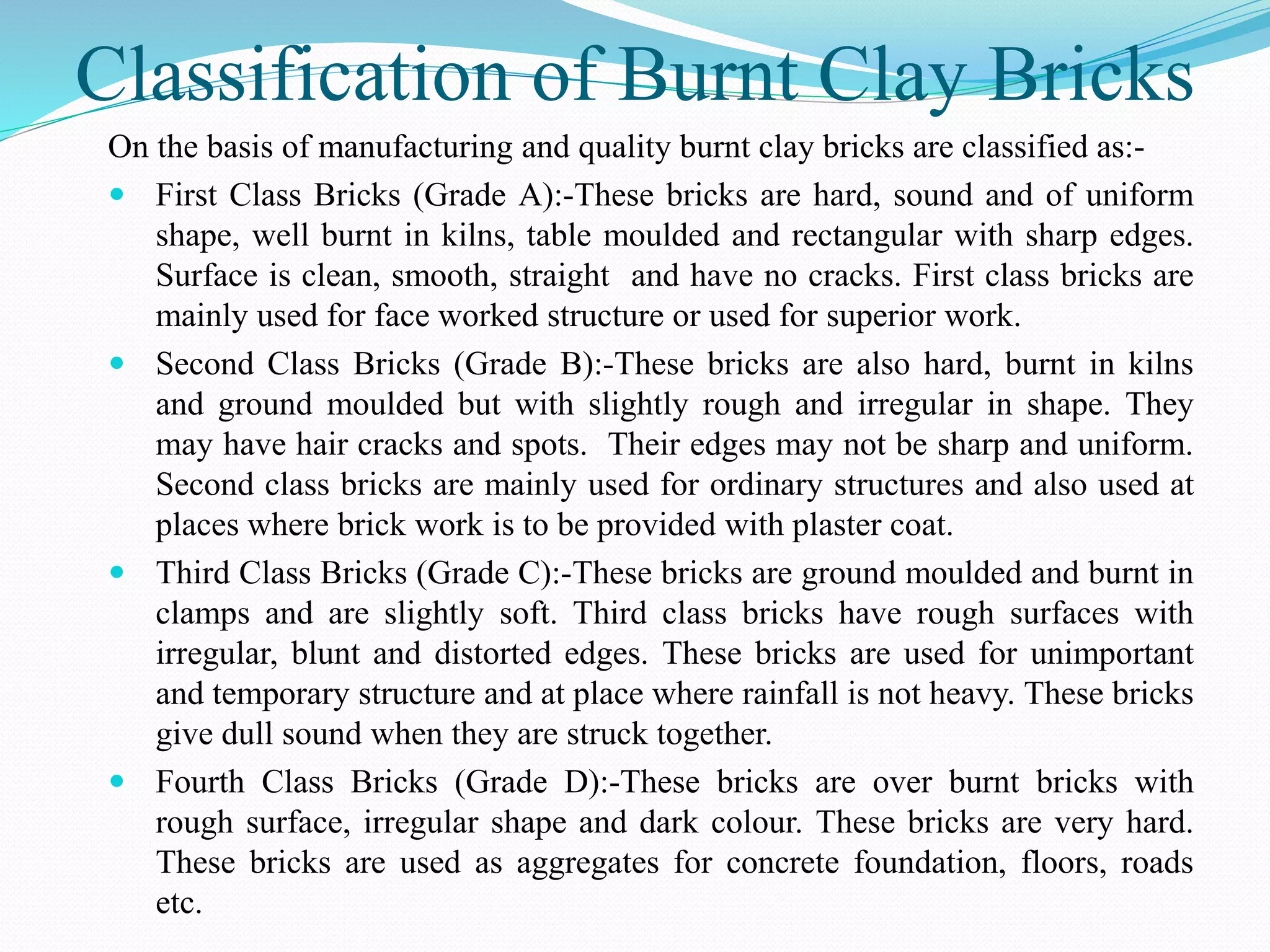 Brick as building materials | PPTX