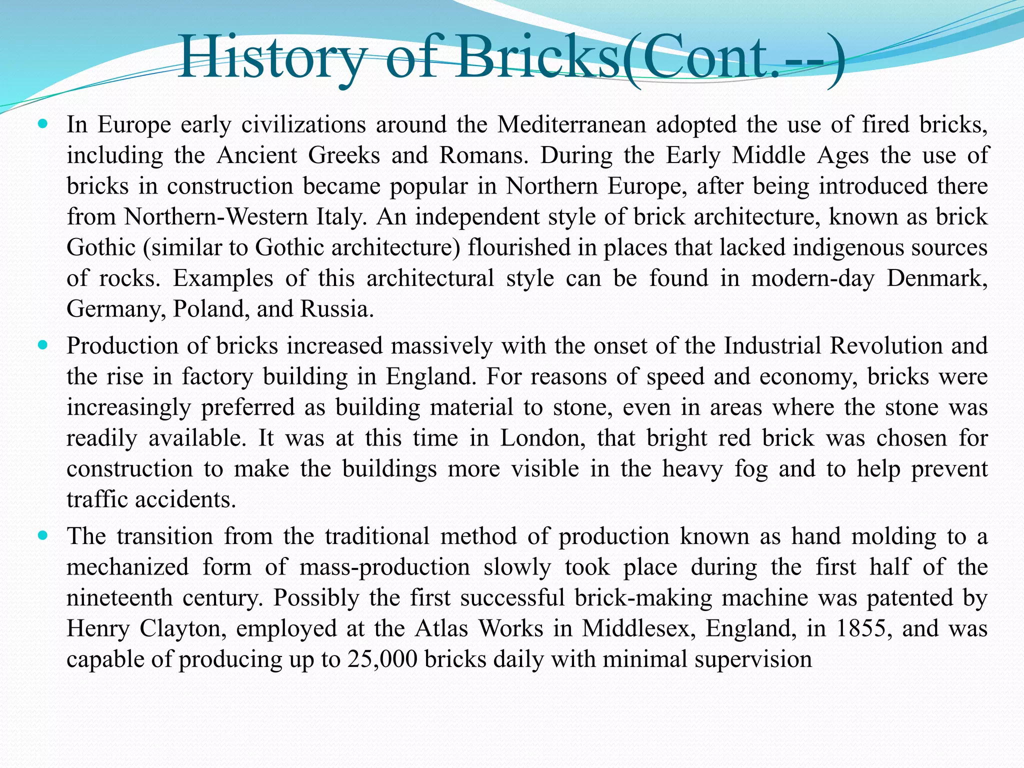 Brick as building materials | PPTX