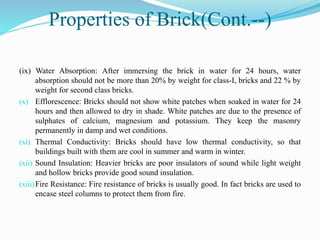 Brick as building materials | PPTX