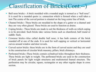 Brick as building materials | PPTX