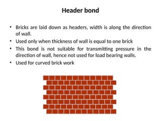 Brick_bonds civil engineering introduction | PPTX | Geology | Science