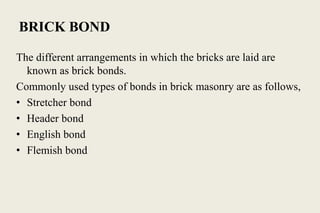 Brick bonds | PPTX