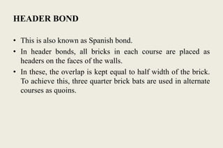 Brick bonds | PPTX