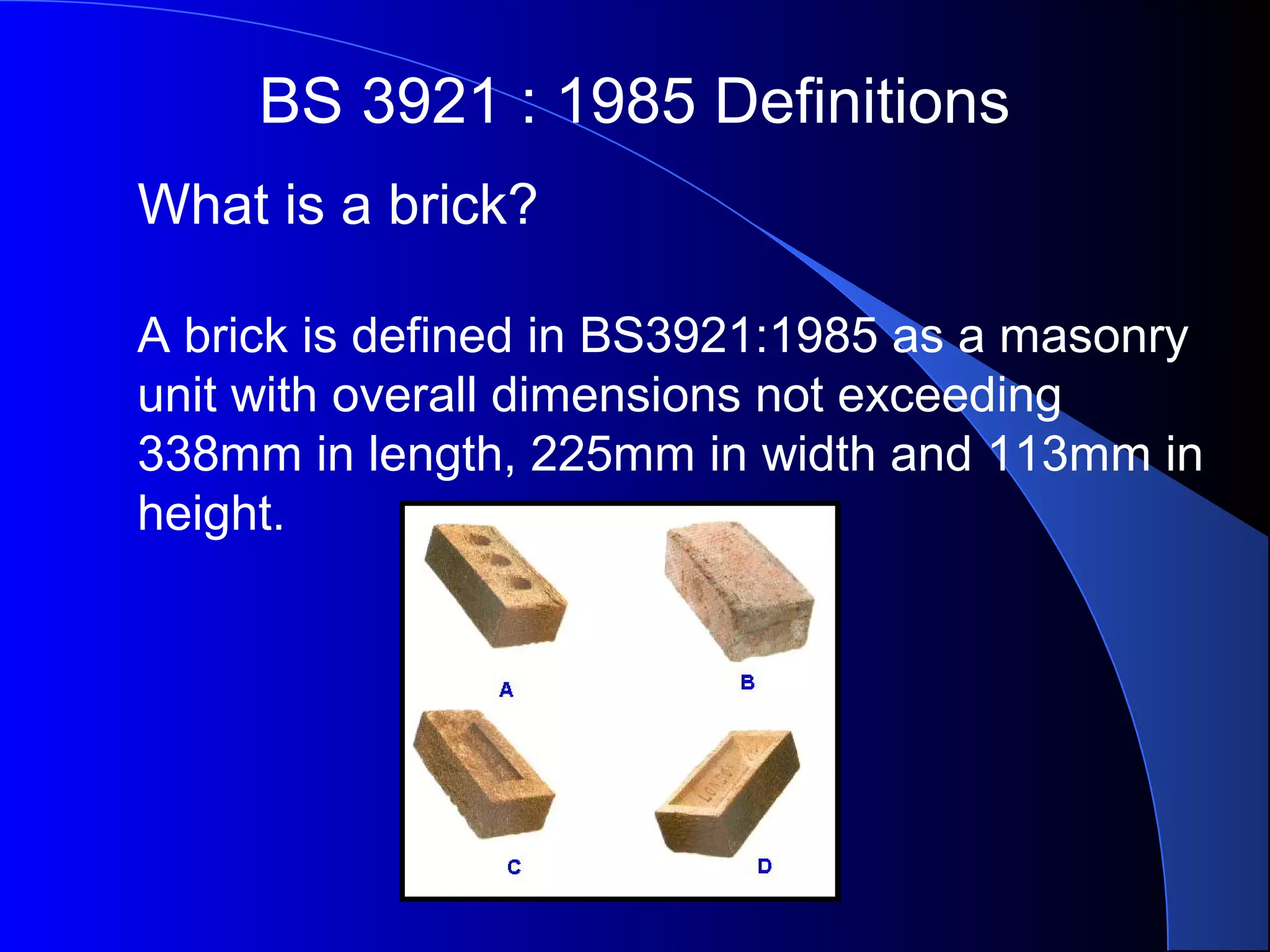 Brick Classification | PPT