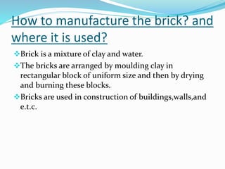 Brickmaking | PPTX | Woodworking | Arts and Crafts