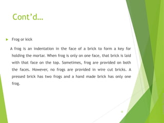 Brick masonary | PPT