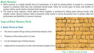 Brick masonry | PPTX