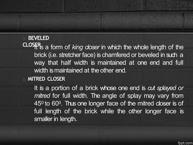 Brick Masonry.pptx | Geology | Science