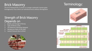 Brick Masonry | PPTX