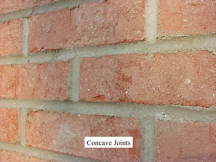 Tooled Mortar Joint Width