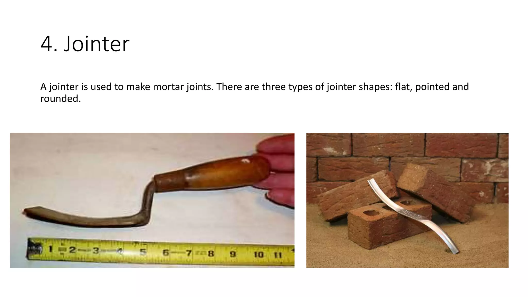 Brick masonry tools | PPTX