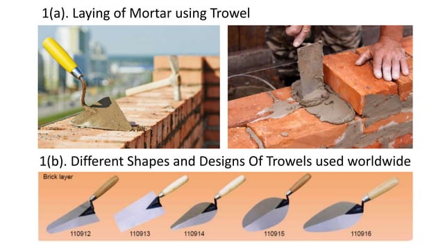 Brick masonry tools | PPTX