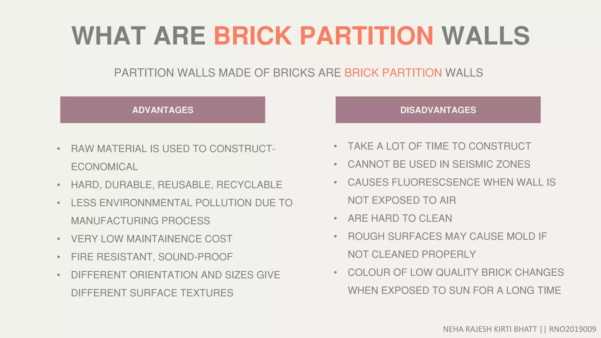 Brick partition walls | PDF