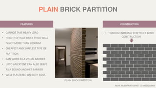 Brick partition walls | PDF