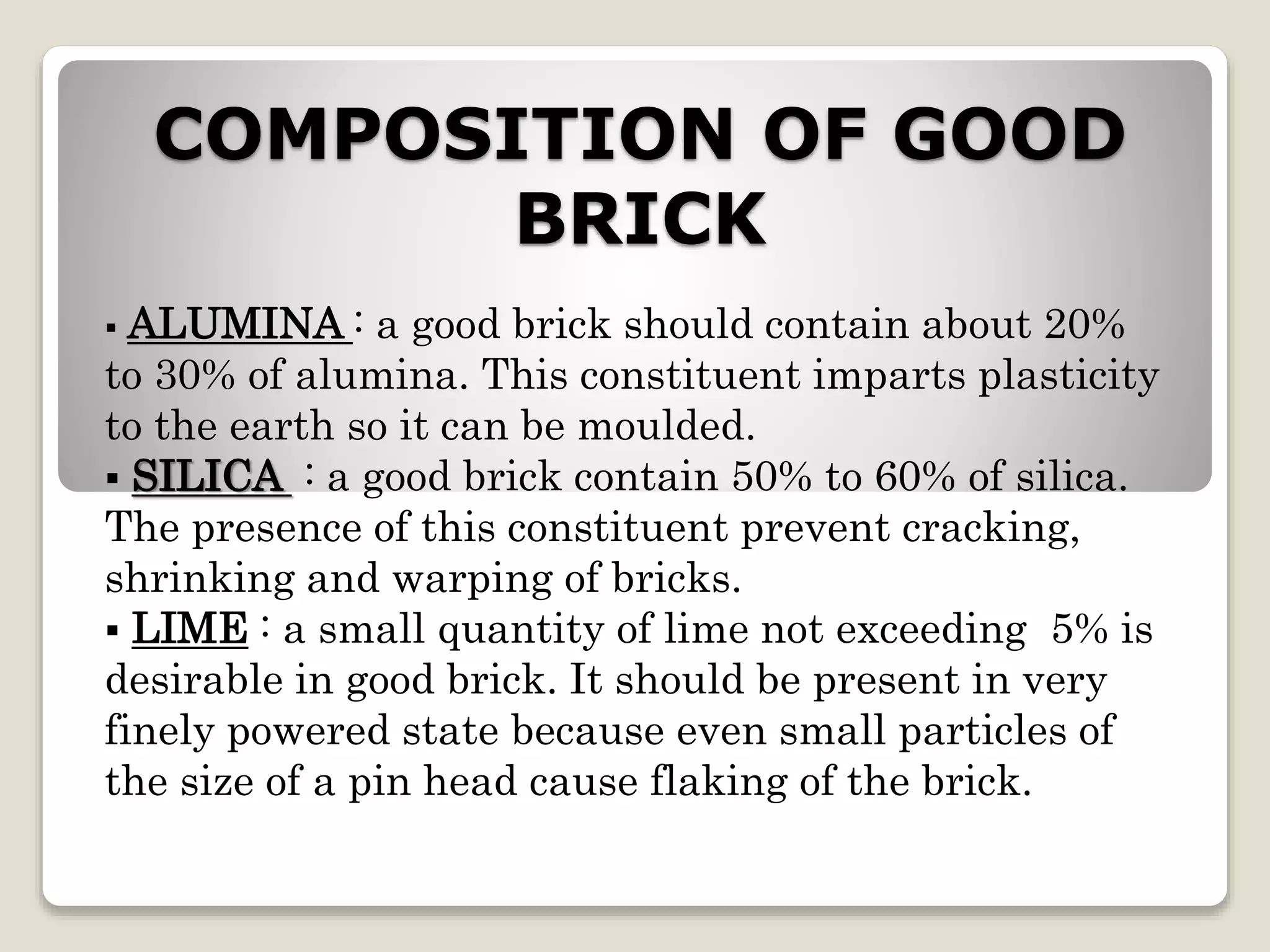 Brick ppt (building construction & management -bcm)-IV sem | PPTX ...