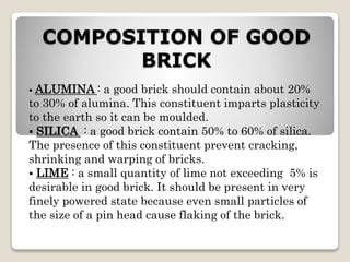 Brick ppt (building construction & management -bcm)-IV sem | PPTX ...