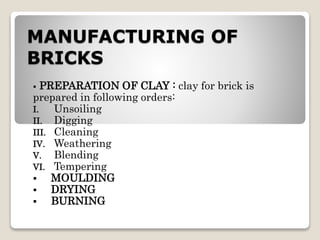 Brick ppt (building construction & management -bcm)-IV sem | PPTX ...