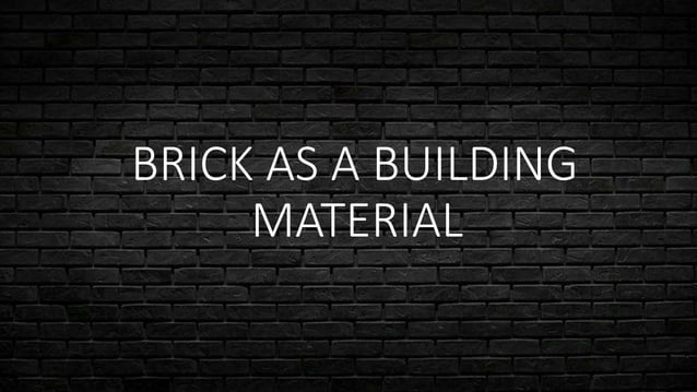 BRICK PPT.pdfisjsnnnsiolamsjziksmmwmskzk | PDF