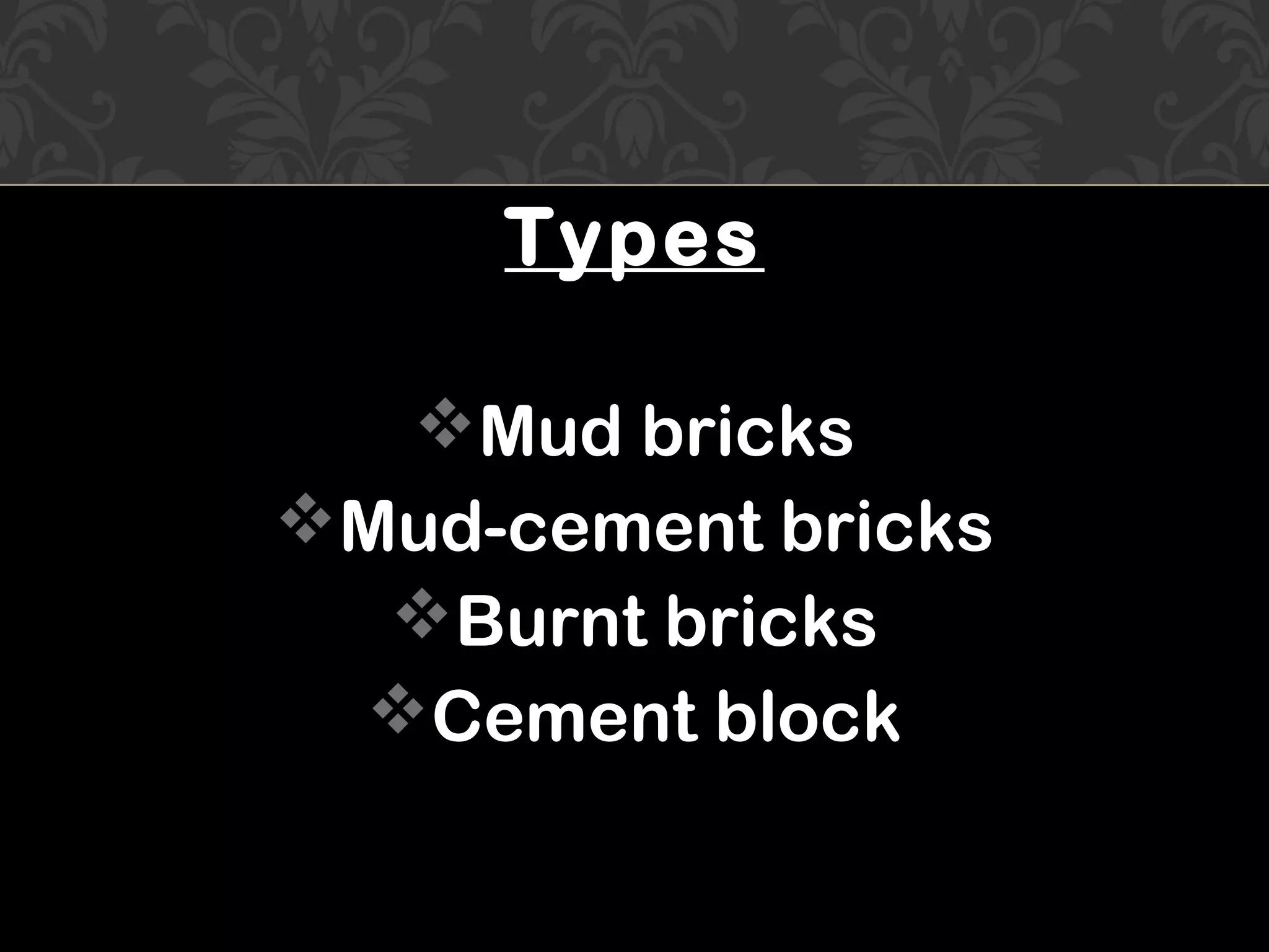 Bricks. | PPT