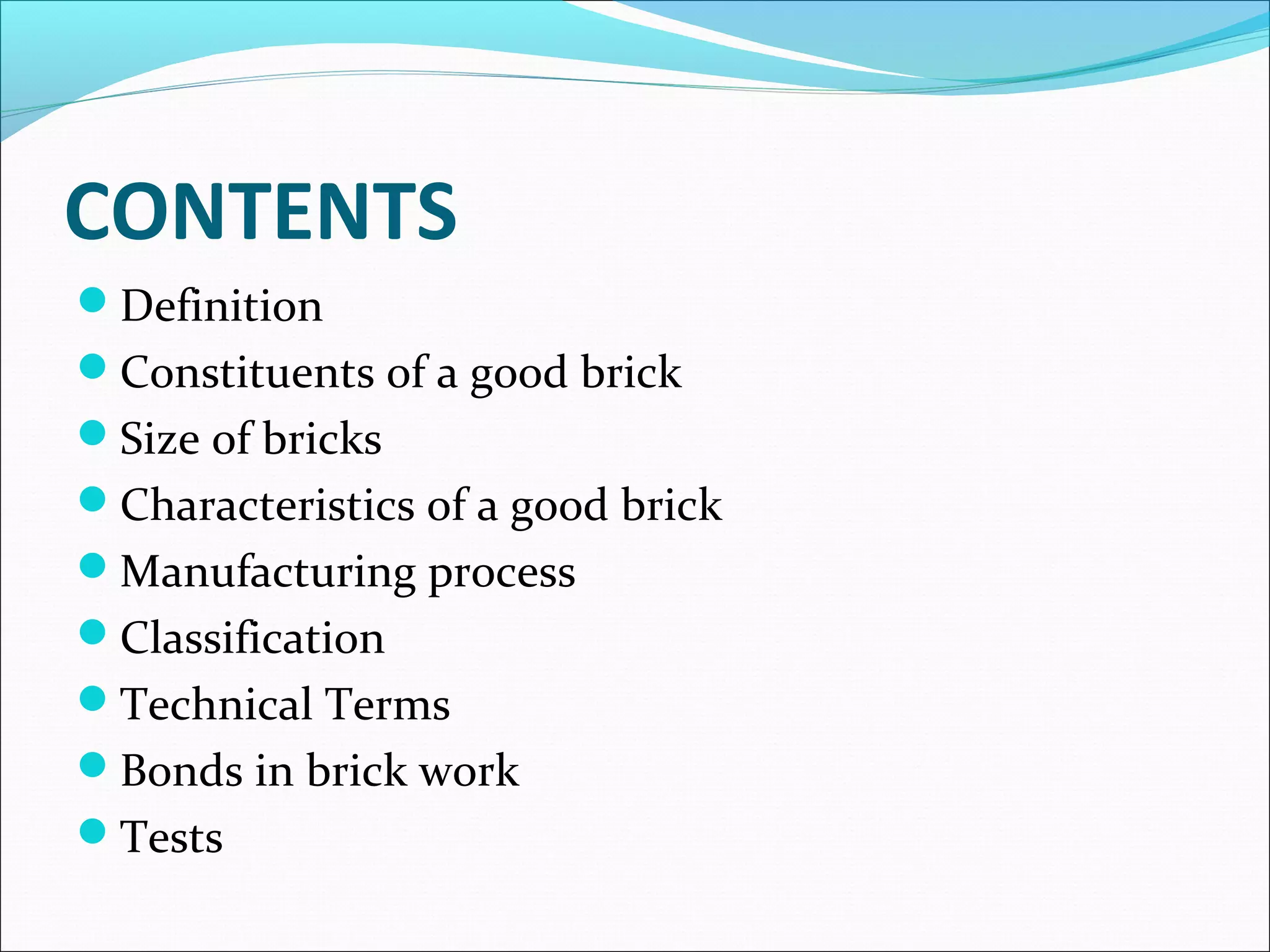 Bricks | PPT