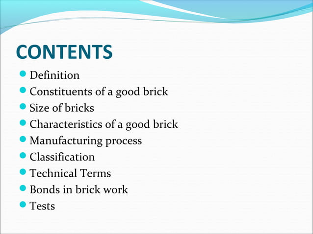 Bricks | PPT